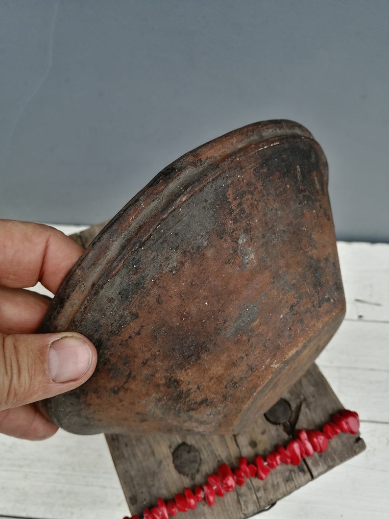Very Old Clay Plate Antique Plate Rustic Pottery Ancient - Etsy