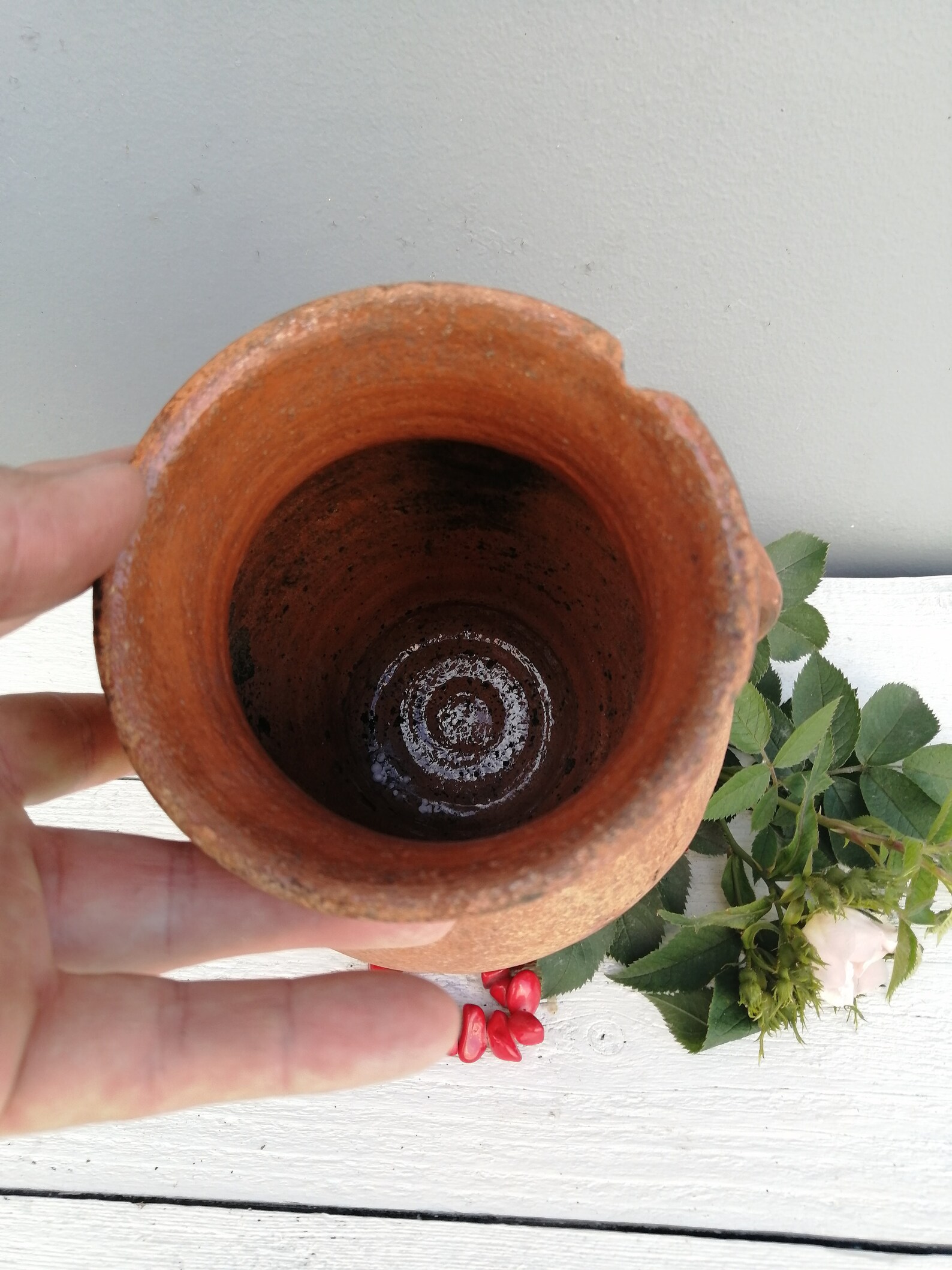 Clay Pots Ceramic Vase Unique Pot Vintage Pot Flower Vase - Etsy