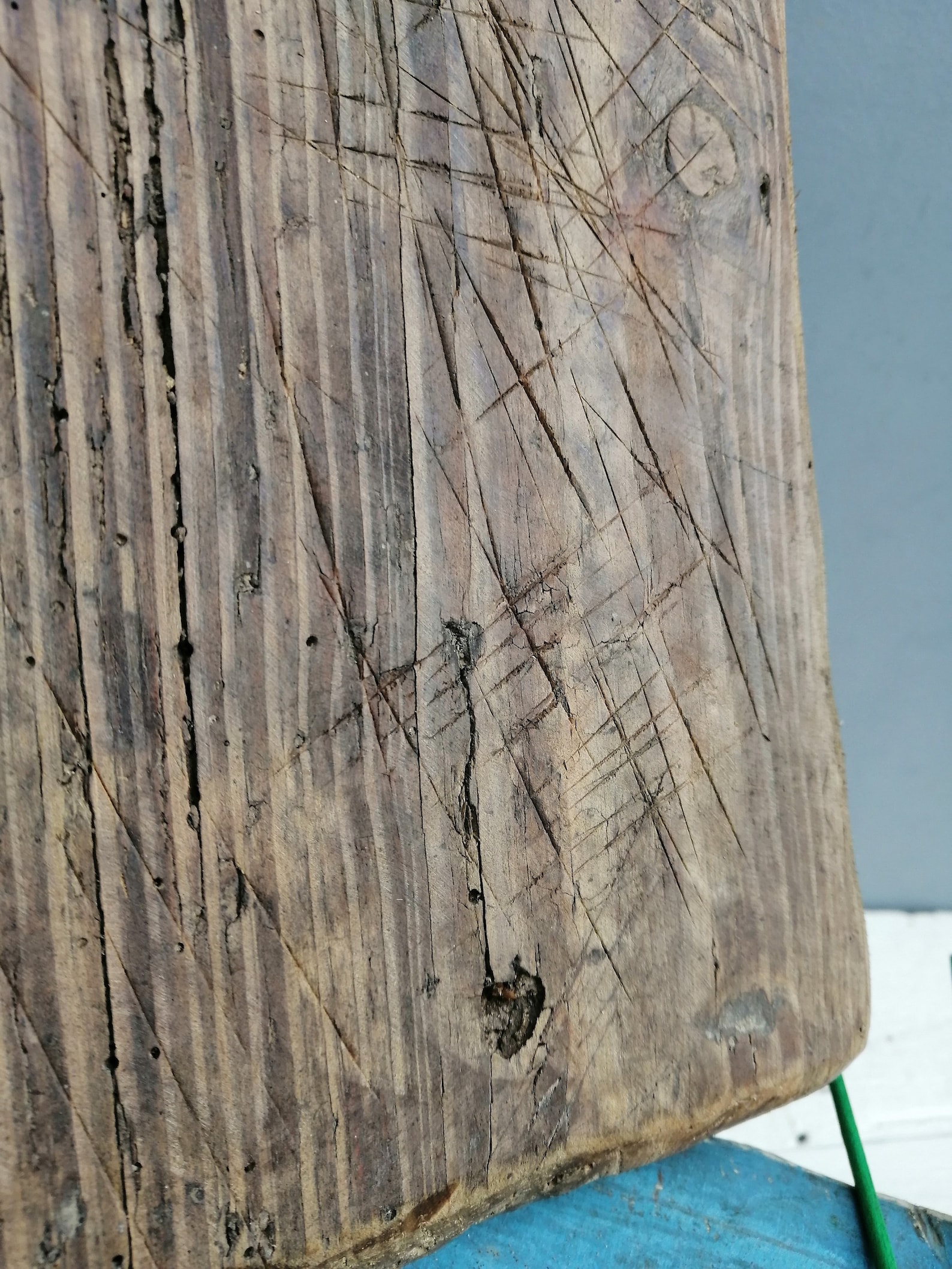 Antique Rustic Cutting Board With Food Chopper Bread Board - Etsy