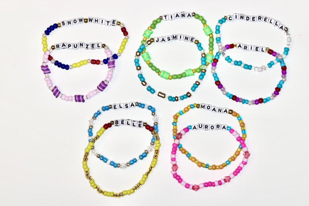 Disney Princess Theme Friendship Bracelet - Etsy