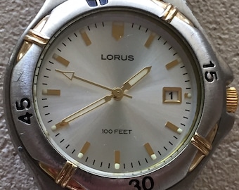 Lorus Date Watch - Etsy