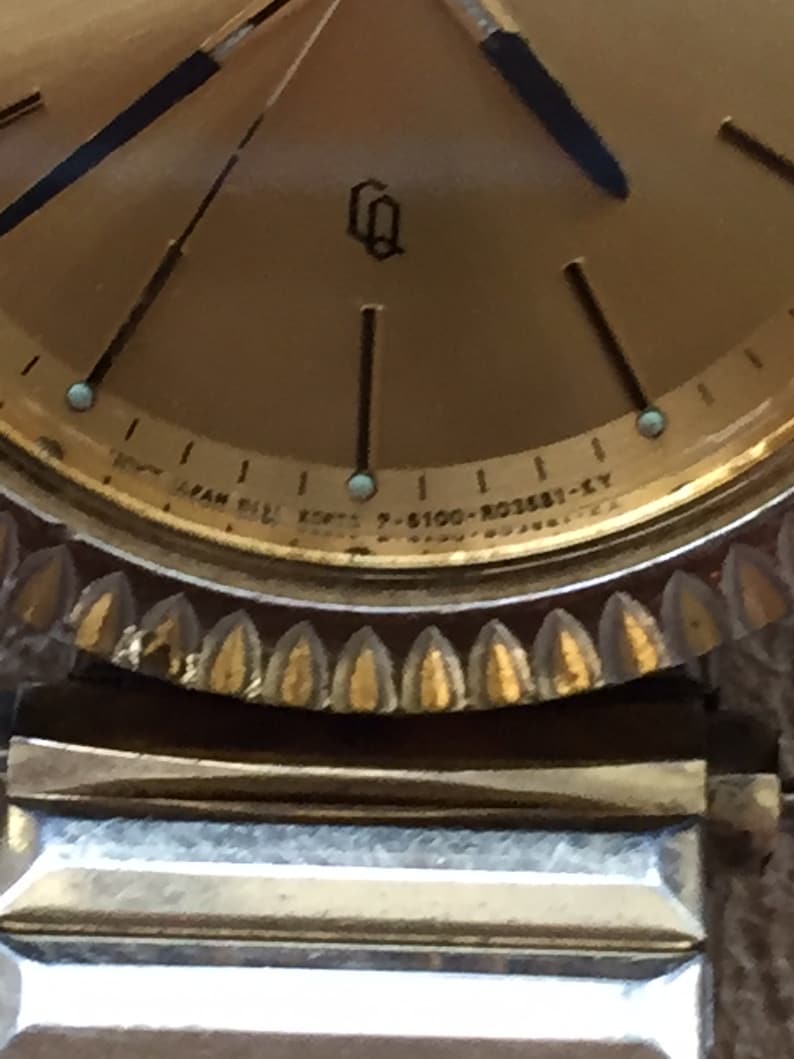 Citizen japan quartz mens day/date goldtone watch 38mm | Etsy