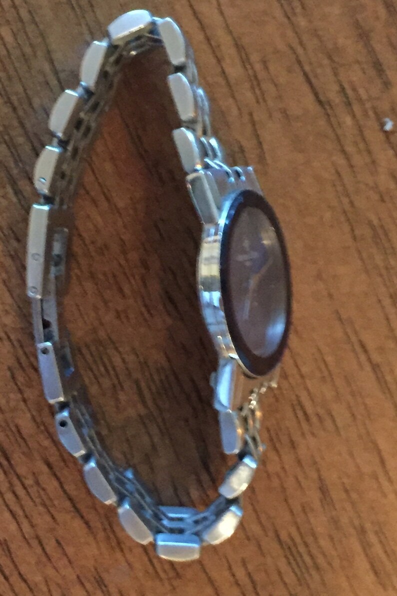 Jacques Edho Paris SWISS Ladies Watch Blue Dial No Numbers | Etsy