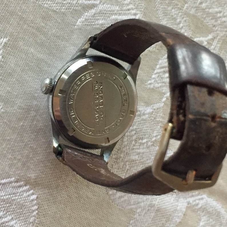 Landau SWISS Vintage 32mm Unisex Watch 17 Jewels Mechanical Incabloc ...