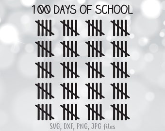 Tally Marks Svg | Etsy