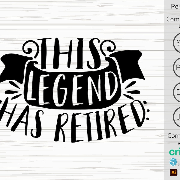 Retired Svg - Etsy