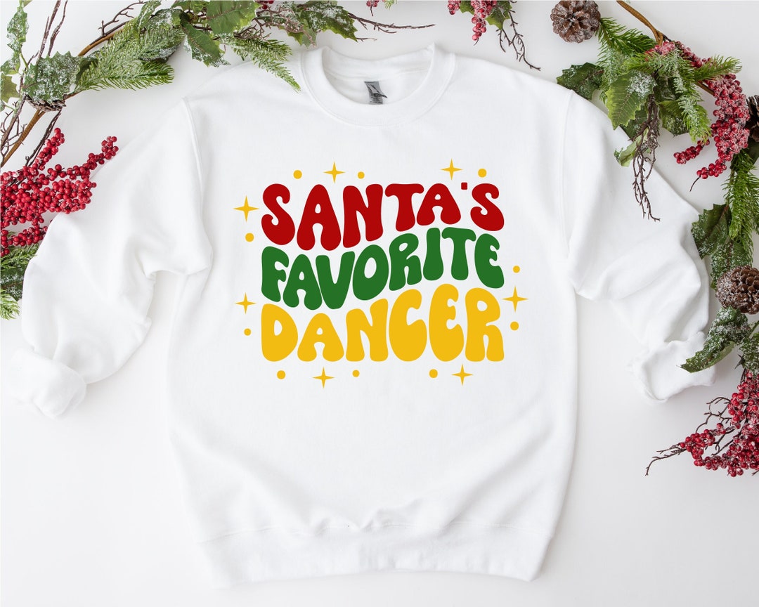 Santa's Favorite Dancer Svg, Dancer Svg, Dancer Christmas Svg, Dancer ...