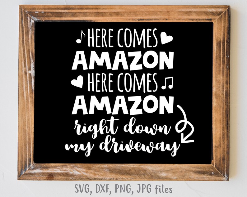 Here Comes Amazon Svg File Funny Christmas SVG Christmas - Etsy