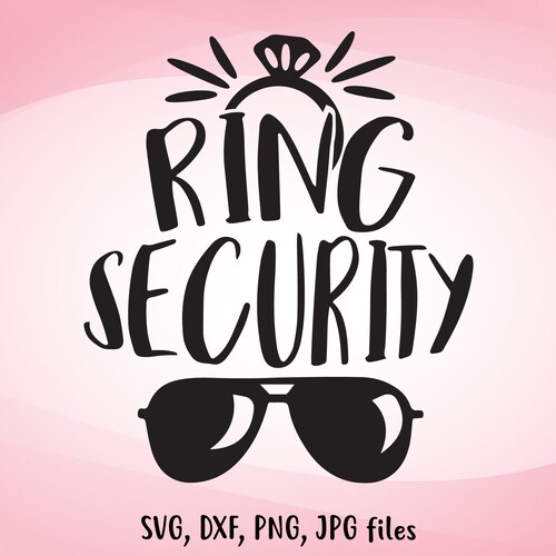 Ring Security SVG Wedding SVG Ring Bearer Svg Ring Boy Iron - Etsy