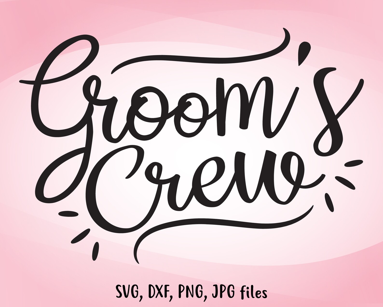 Groom Crew SVG Wedding SVG Groom Crew Iron On Team Groom | Etsy