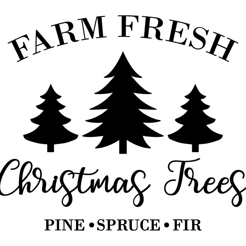 Tree Farm Sign - Etsy