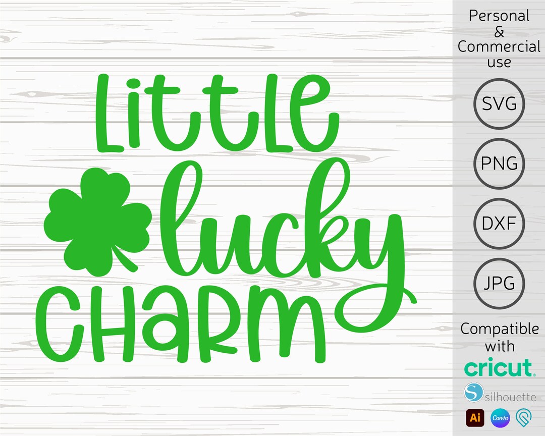 Little Lucky Charm Svg, Baby St Patricks Day Svg, Baby Lucky Charm Svg ...