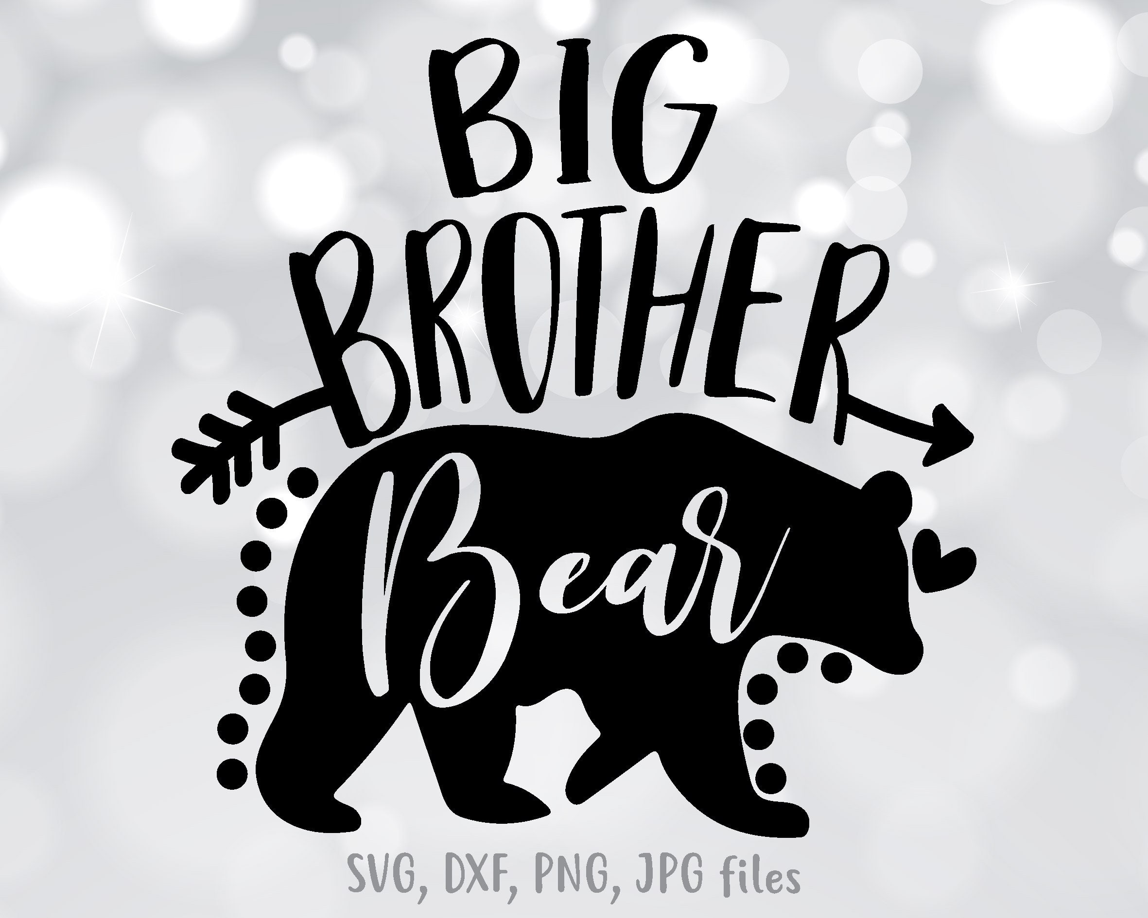 Big Brother Bear SVG Big Brother Svg Bear Family Svg Big - Etsy