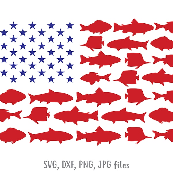 Fishing Flag Svg - Etsy