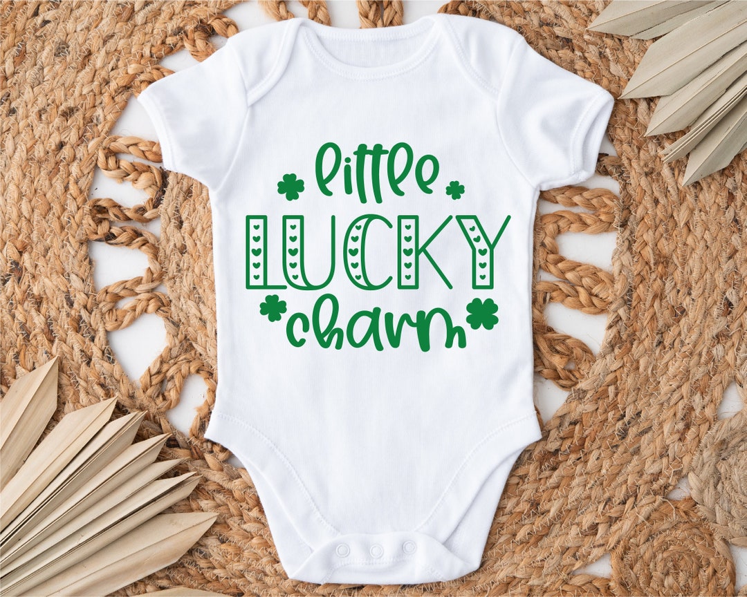 Little Lucky Charm Svg, Baby St Patricks Day Svg, Baby Lucky Charm Svg ...