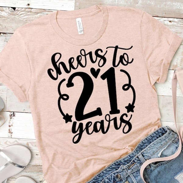 21st Birthday Svg - Etsy