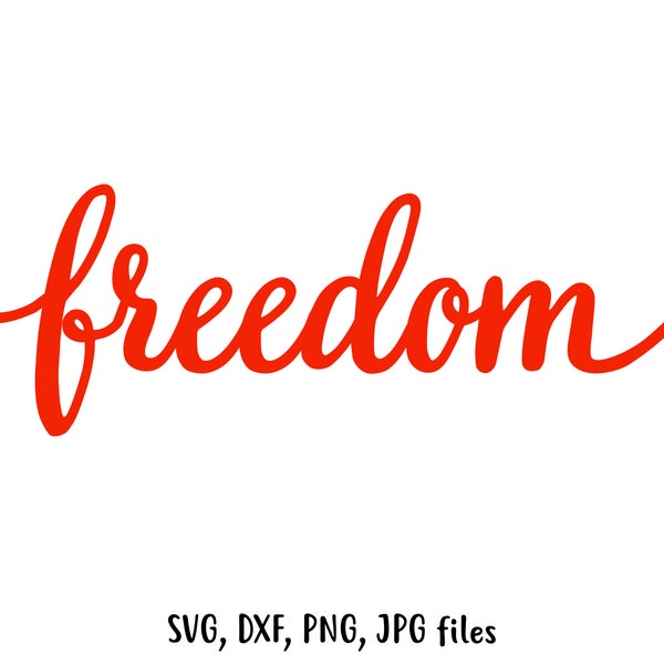 Freedom Silhouette - Etsy