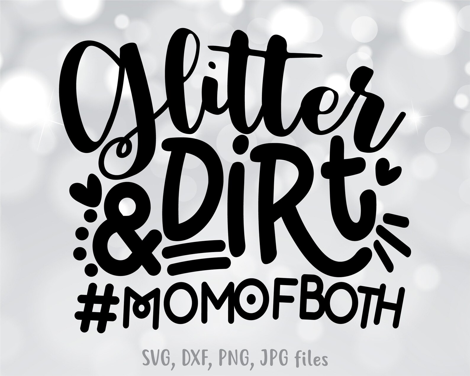 Mom of Both Svg Glitter and Dirt Svg Mom Shirt Svg Boy and - Etsy UK