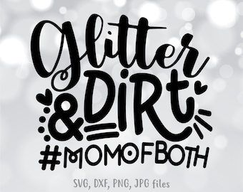 Mom of Both Svg - Etsy