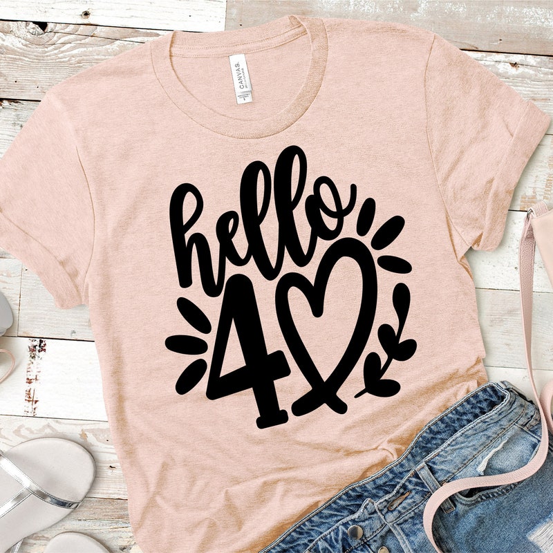 Hello 40 - Etsy