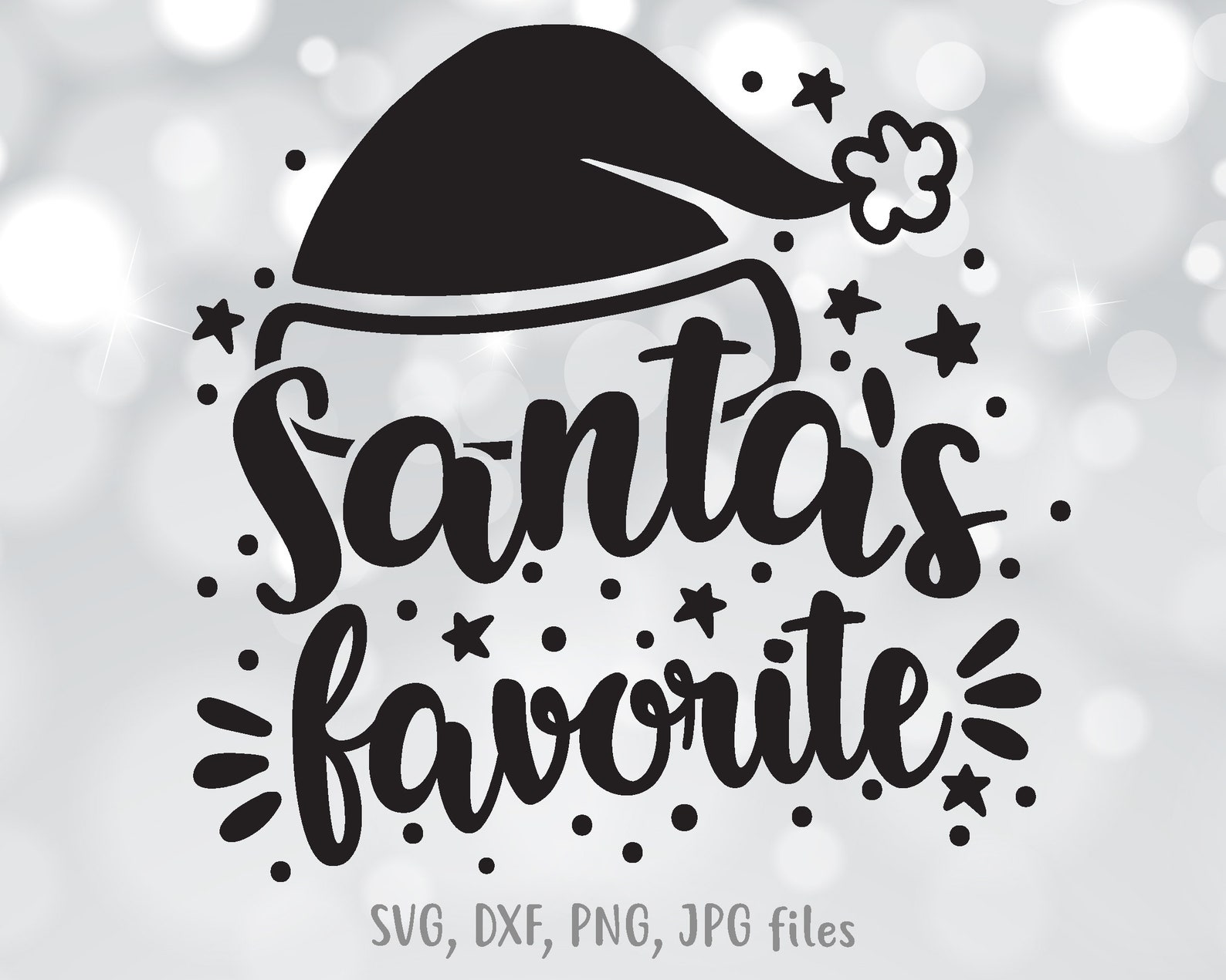 Santa's Favorite Svg Christmas Svg Santas Good List Svg - Etsy