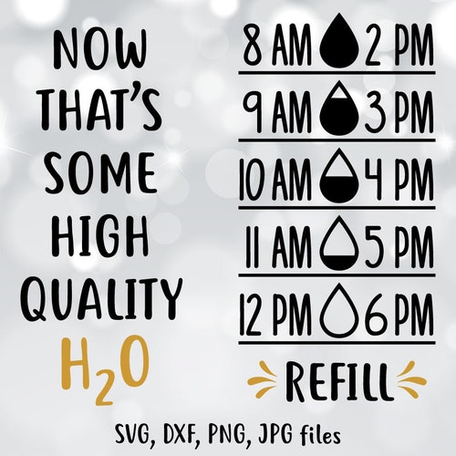 Drink More Water SVG Water Bottle Svg Dxf Instant Download - Etsy