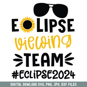 Eclipse Viewing Team Svg, Kids Solar Eclipse Svg, Family Total Solar ...