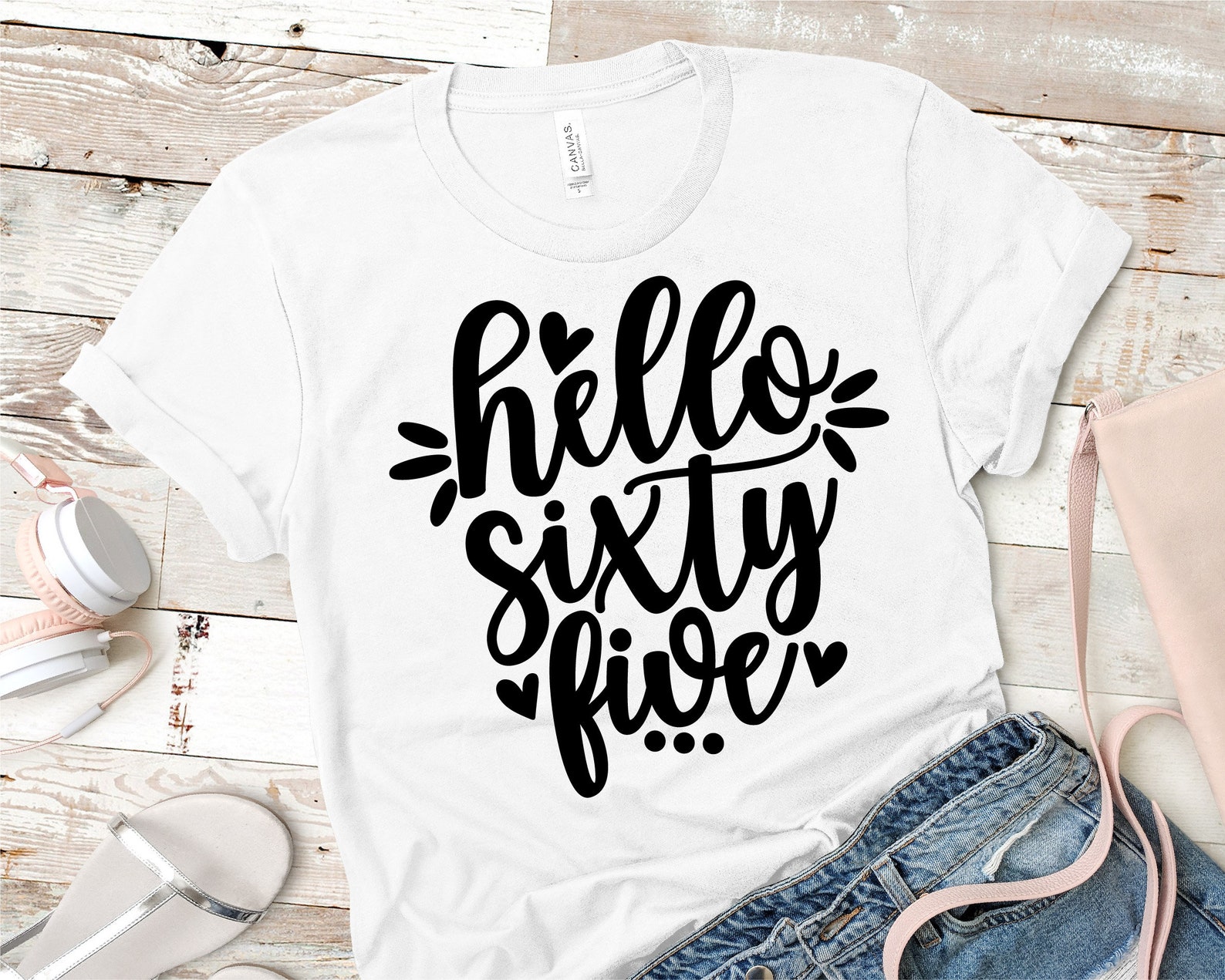 Hello Sixty Five Svg 65th Birthday Svg Hello 65 Svg 65 - Etsy