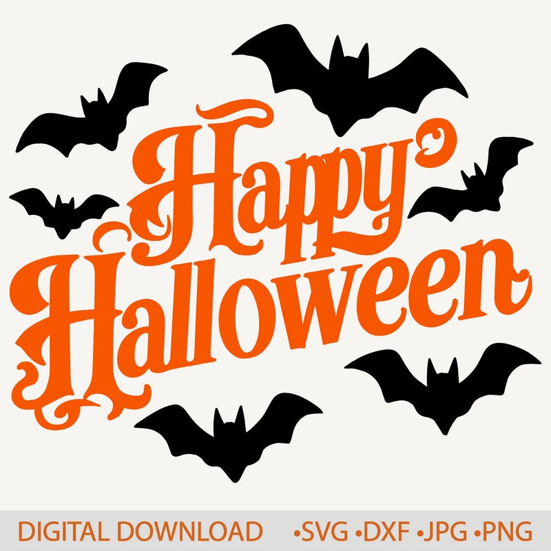 Happy Halloween Svg - Etsy