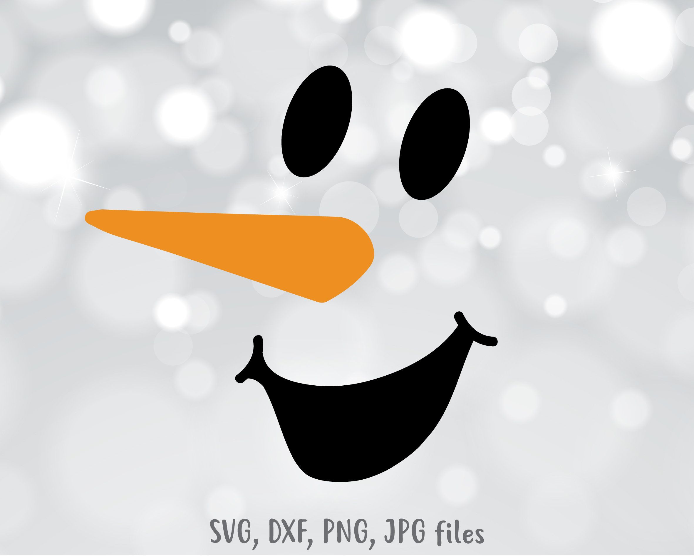 Snowman face SVG file Snowman dxf Snowmen Cut file Face | Etsy