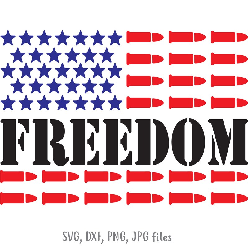 Bullet American Flag - Etsy