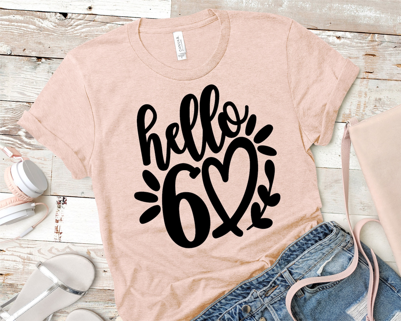 Hello Sixty Svg 60th Birthday Svg Hello 60 Svg 60 Years Old - Etsy
