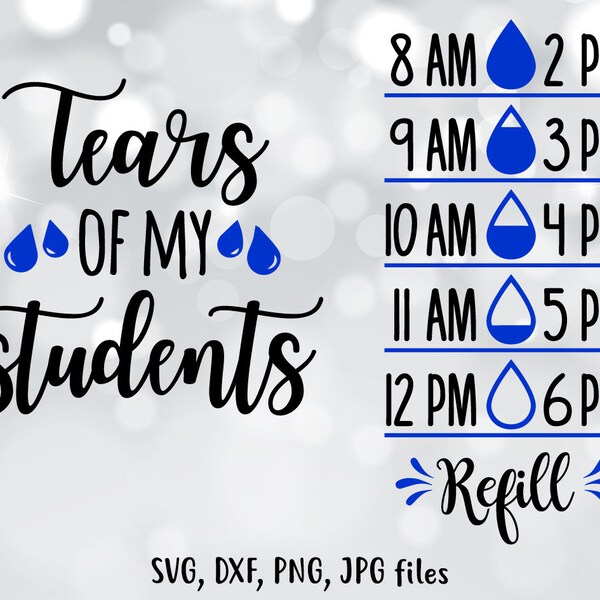 Tears of Students Svg - Etsy