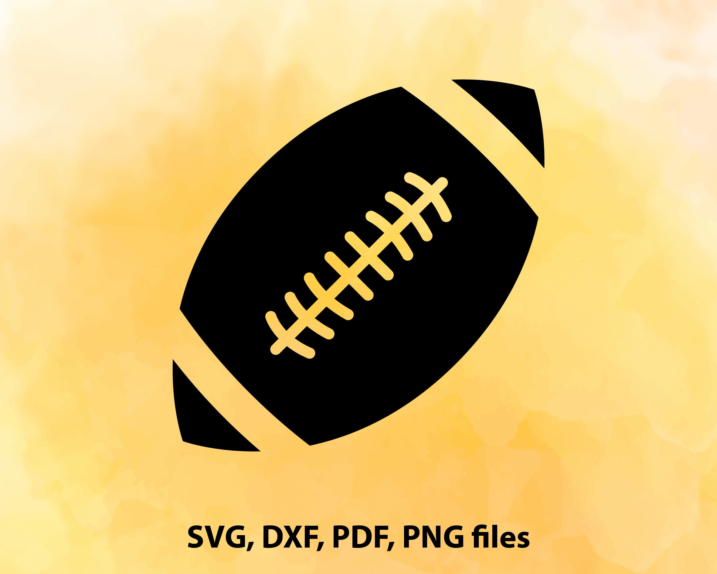 Football SVG Files Svg designs Football Cut File Football | Etsy