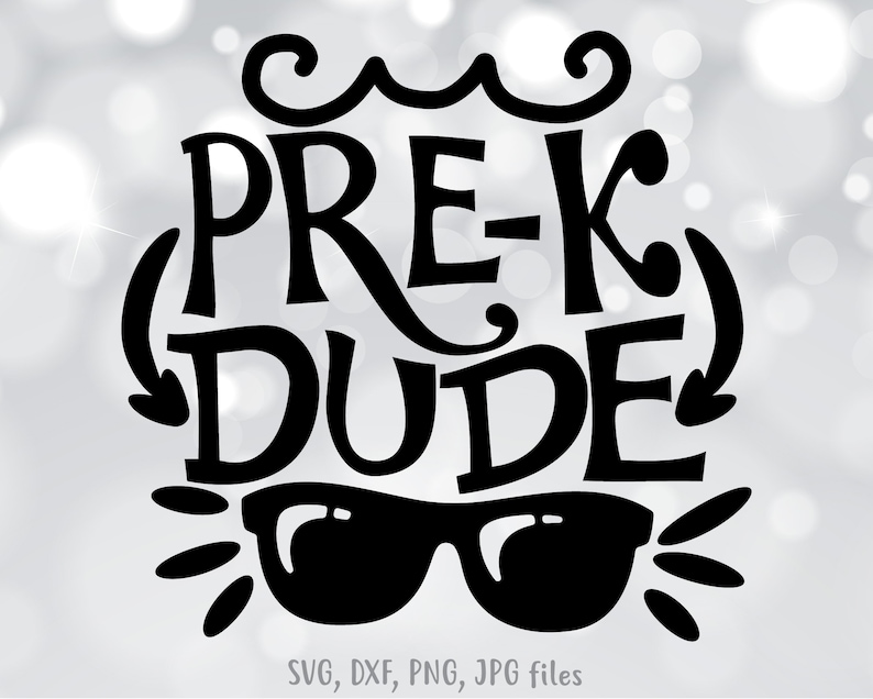 Pre-k Dude SVG Boy Pre-k Svg Back to School Svg Boys Shirt - Etsy