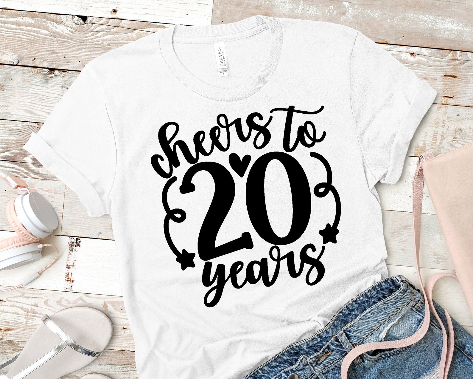 Cheers to 20 Years Svg, 20th Birthday Svg, Hello 20 Svg, 20 Birthday ...