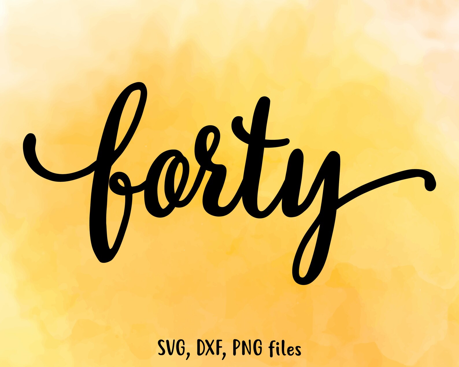 Forty SVG Forty DXF Forty Cut File Forty Clip Art Forty | Etsy Canada