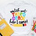 Watch Out Third Grade Here I Come Svg, Funny 3rd Grade SVG, 3rd Grade ...