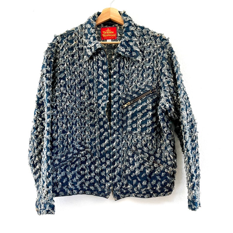 Vintage 1991 Vivienne Westwood cut, Slash and Pull Collection Denim ...