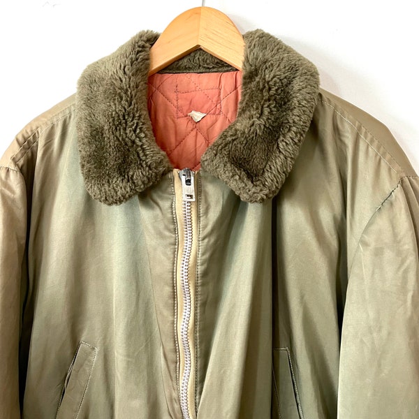 Womens Vintage Military Bomber Jacket - Etsy