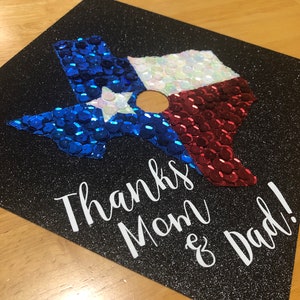Custom Graduation Cap, Texas Tech, University of Texas, A&M, Aggie ...