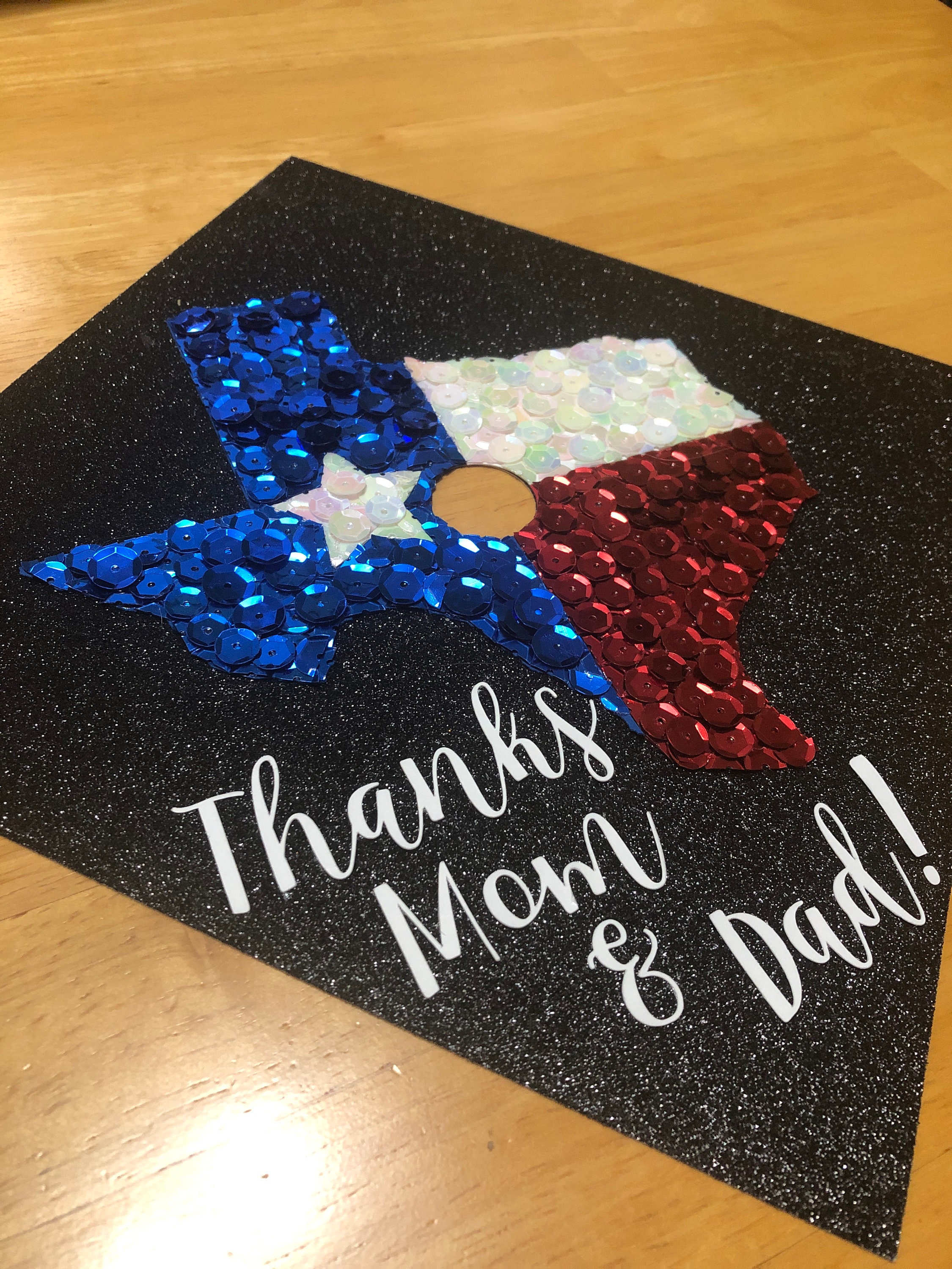 Custom Graduation Cap, Texas Tech, University of Texas, A&M, Aggie ...