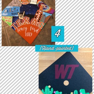 Custom Graduation Cap, Texas Tech, University of Texas, A&M, Aggie ...
