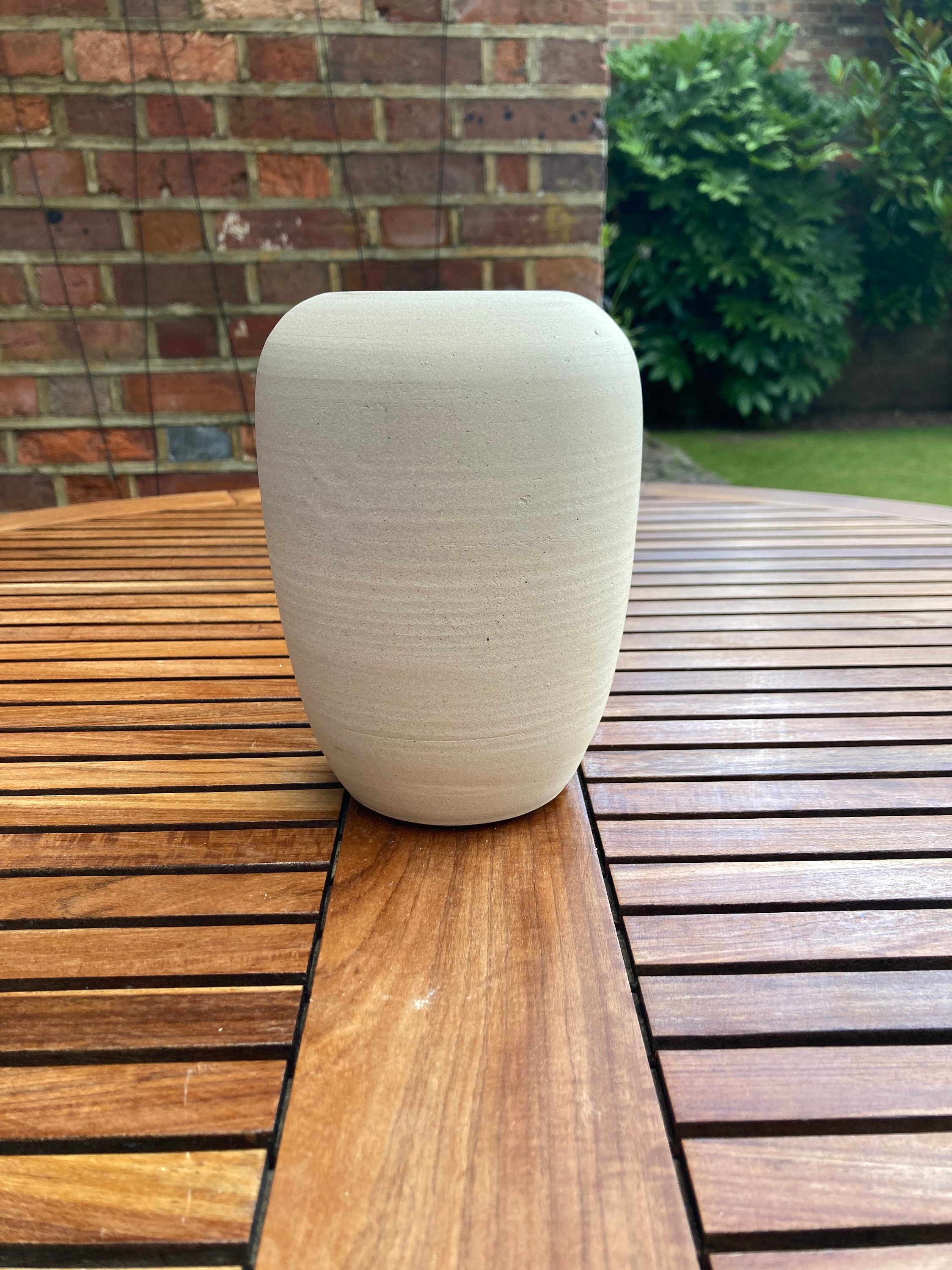 A Contemporary Wheel Thrown, White Ceramic Vase - Etsy