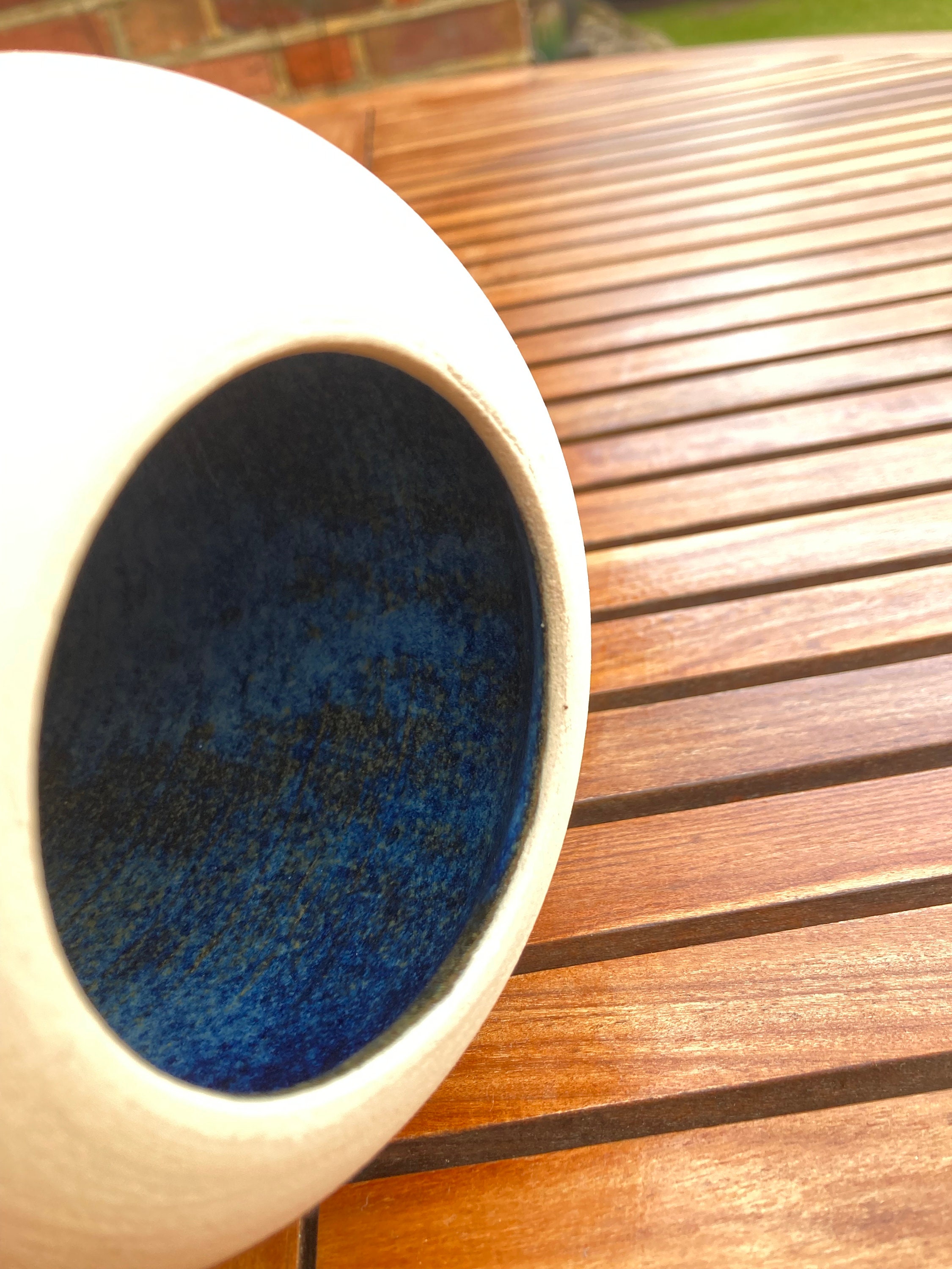 A Contemporary Wheel Thrown, White Ceramic Vase - Etsy