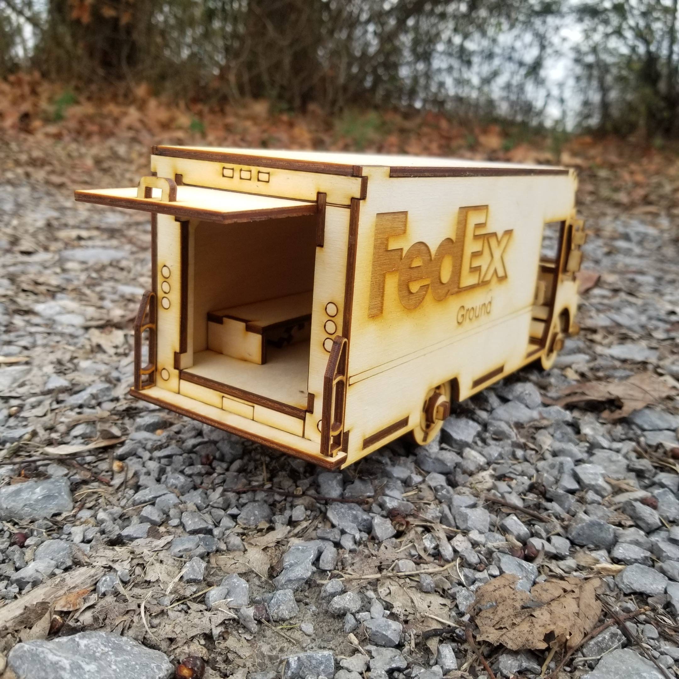 Wooden Collectable Fedex Truck - Etsy