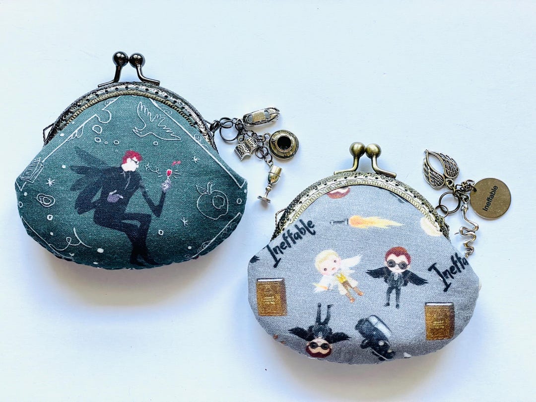 Angel, Demon, Apocalypse, Handsewn Coin Purses With Matching Keychain ...