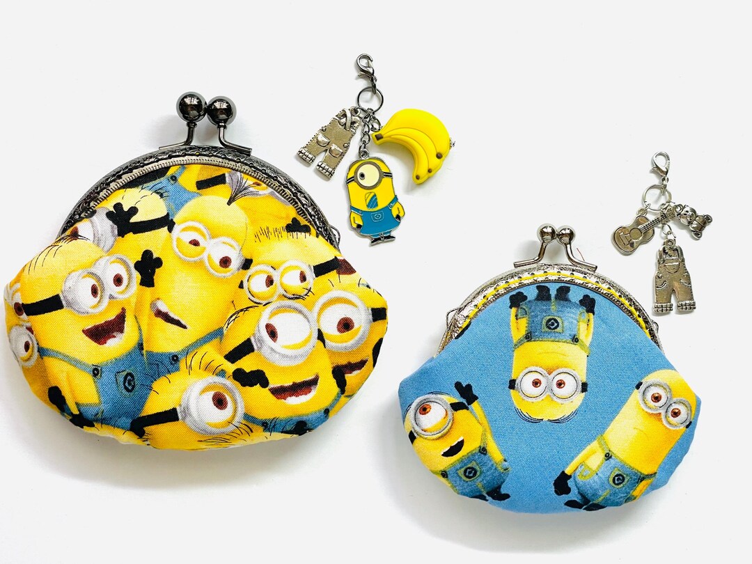Minions Handsewn Coin Purse With Keychain Charms - Etsy
