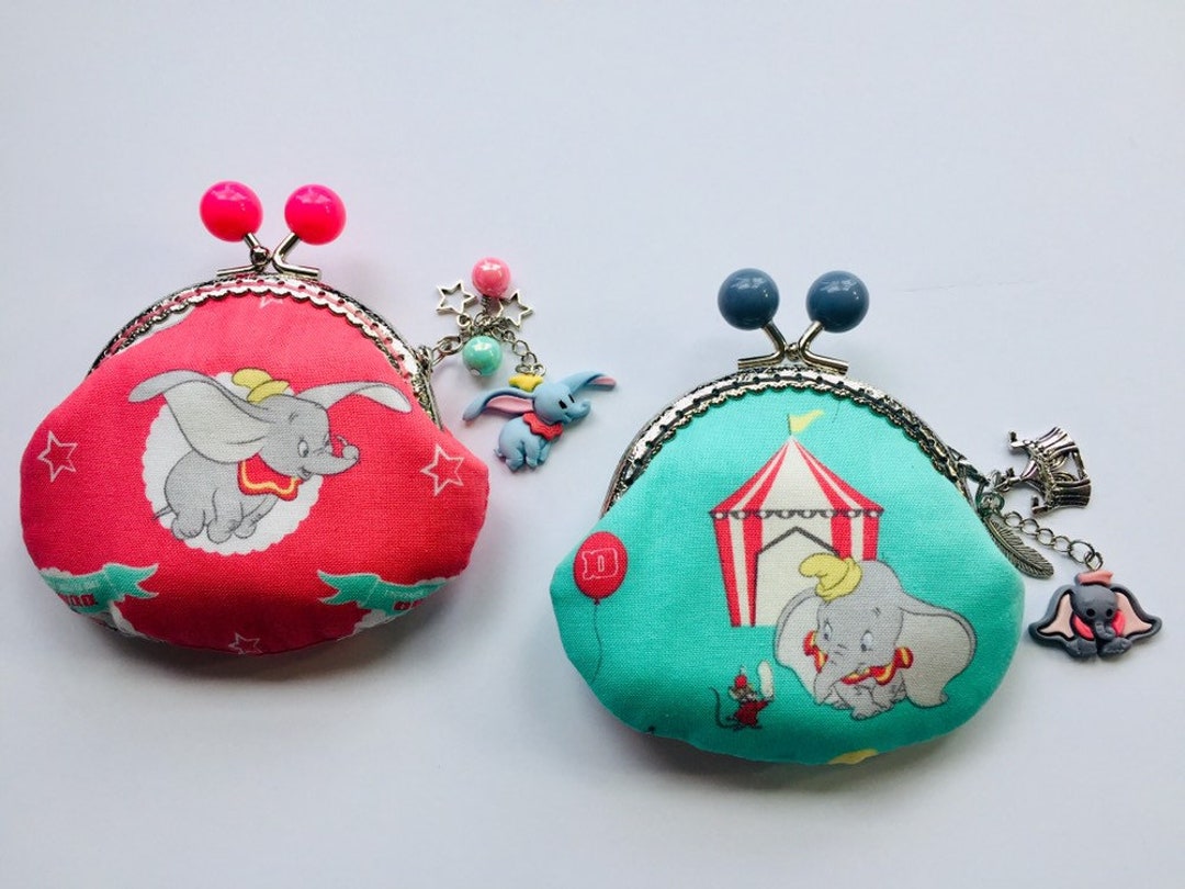 Dumbo Circus Elephant With Timothy Mouse Handsewn Coin Purses With ...