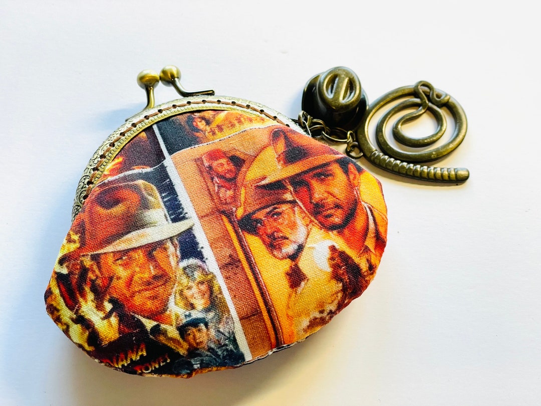 Indiana Jones Movie Posters Handsewn Coin Purse With Iconic Hat and ...